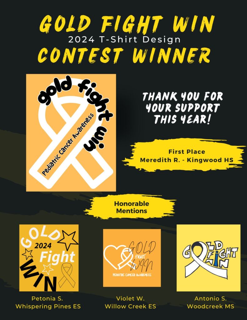 2024 T-Shirt Design Winners – Gold Fight Win